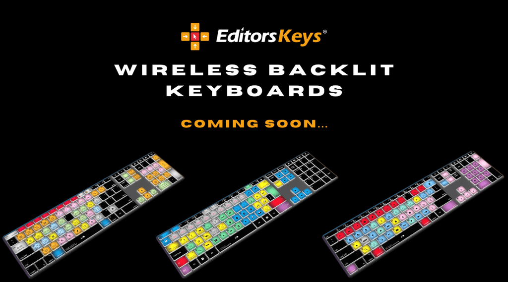 Editors Keys Wireless Backlit Keyboards - COMING SOON!