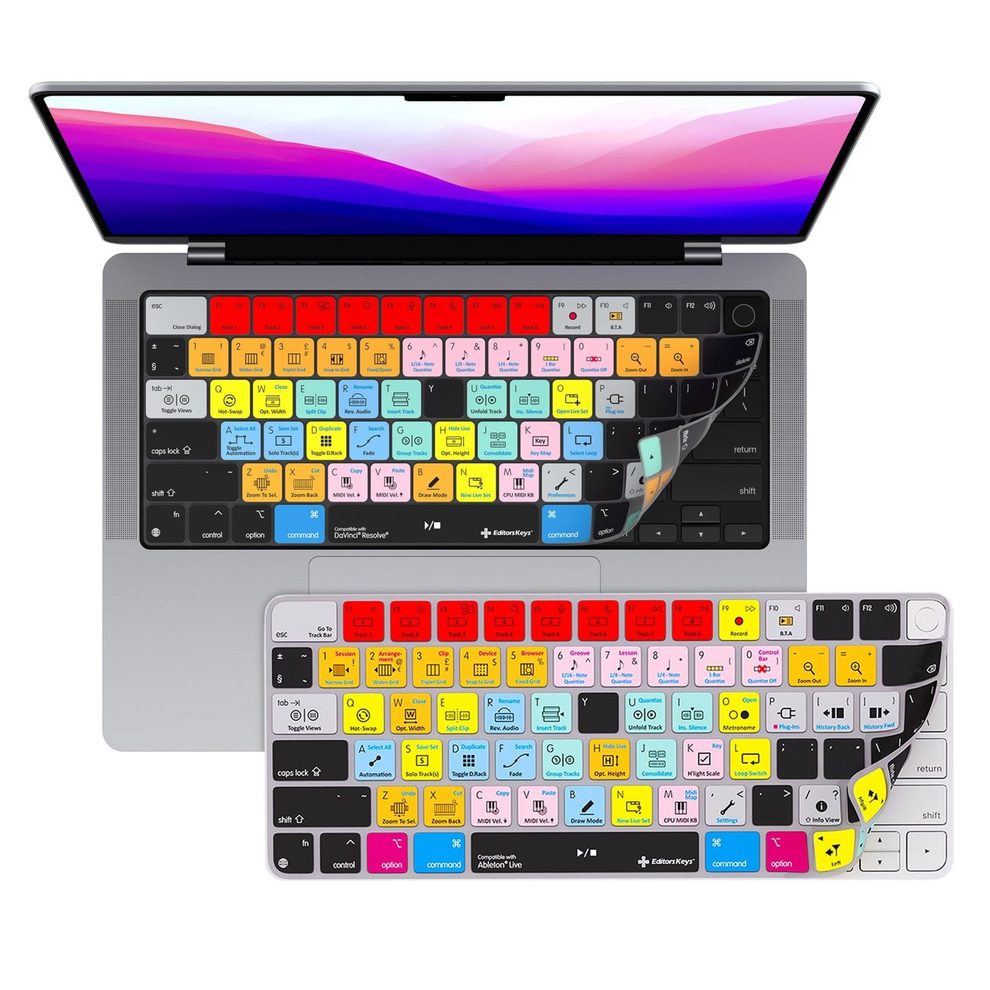Ableton Live Keyboard Covers for MacBook & iMac - Protection Shortcuts
