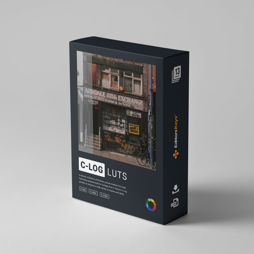 Canon C-LOG 3 LUT Pack | 13 Cinematic LUTs for Color Grading