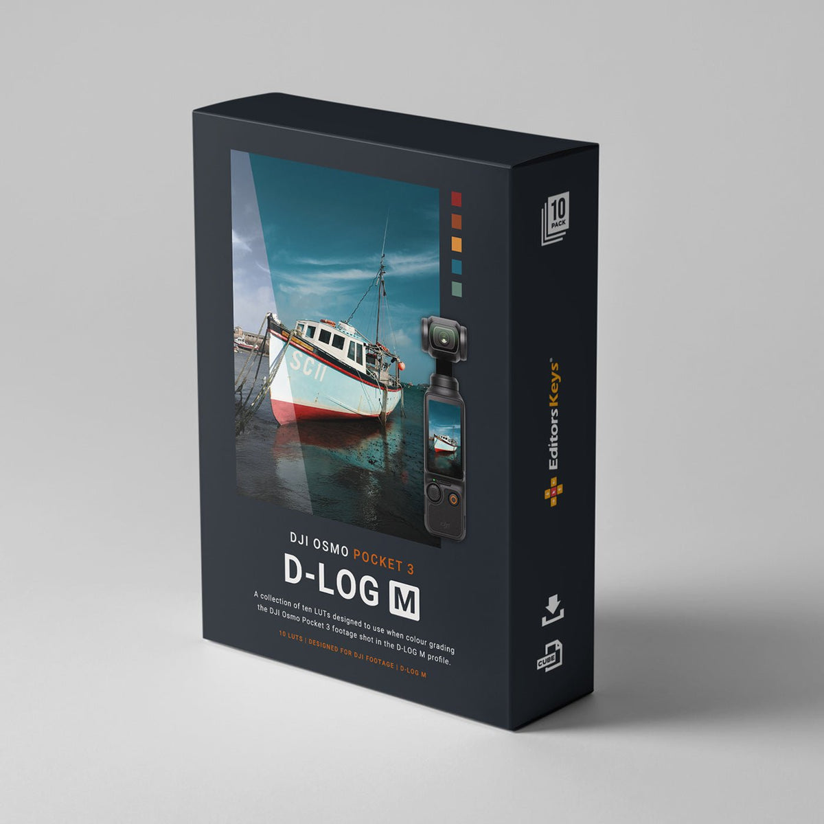 10 Cinematic LUTs for DJI Pocket 3 & Osmo Action – D-LOG M Profile