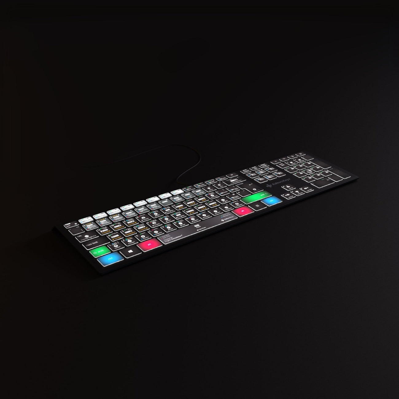 Backlit Flight Simulator Keyboard PC & Xbox Compatible