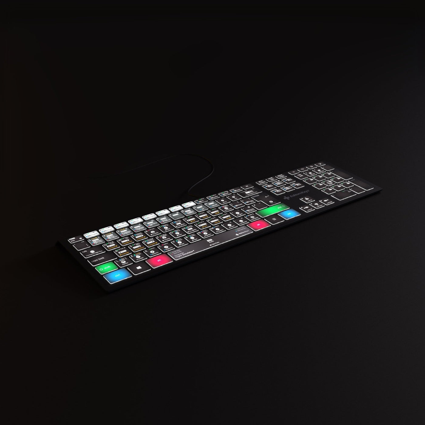 Backlit Flight Simulator Keyboard PC & Xbox Compatible