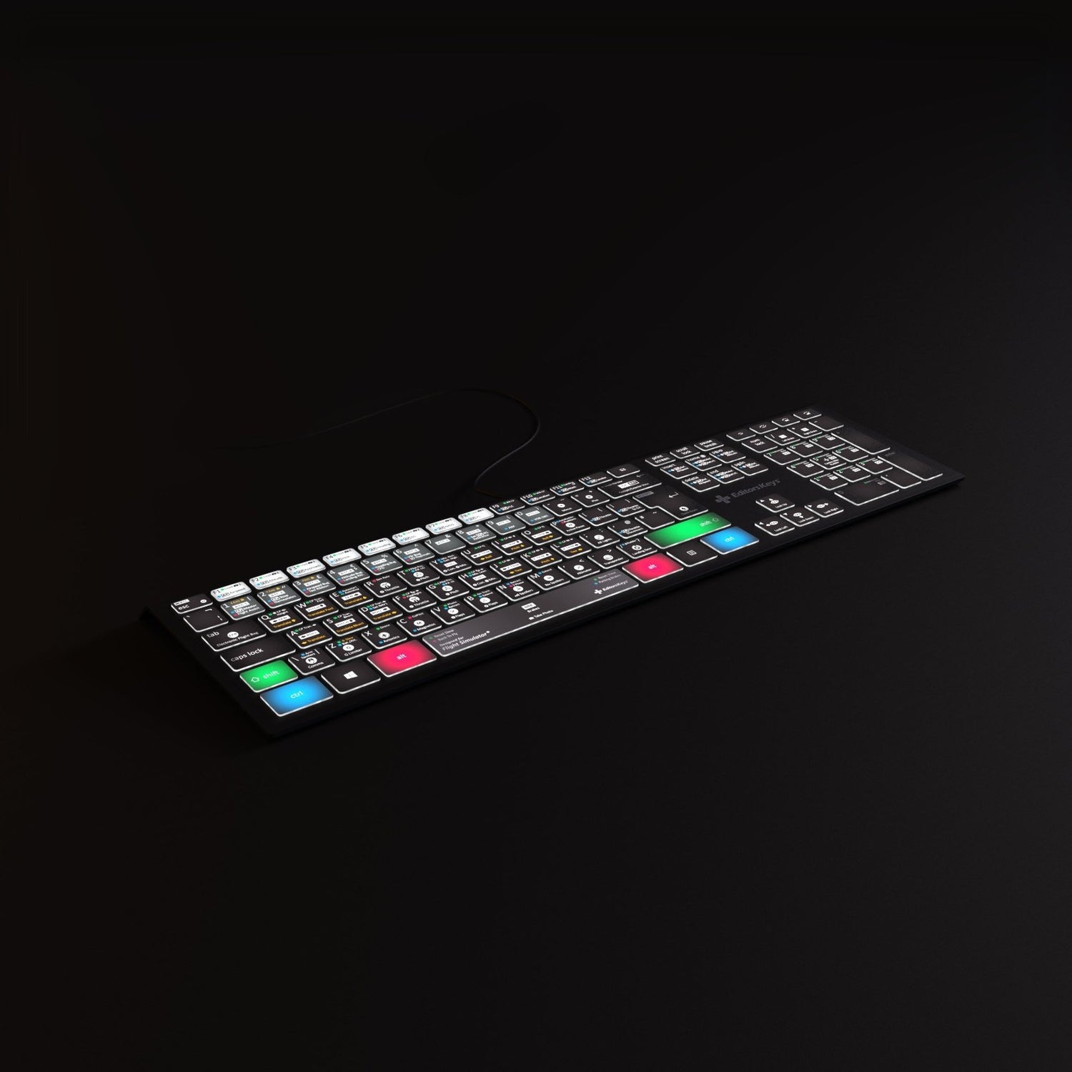 Backlit Flight Simulator Keyboard PC & Xbox Compatible