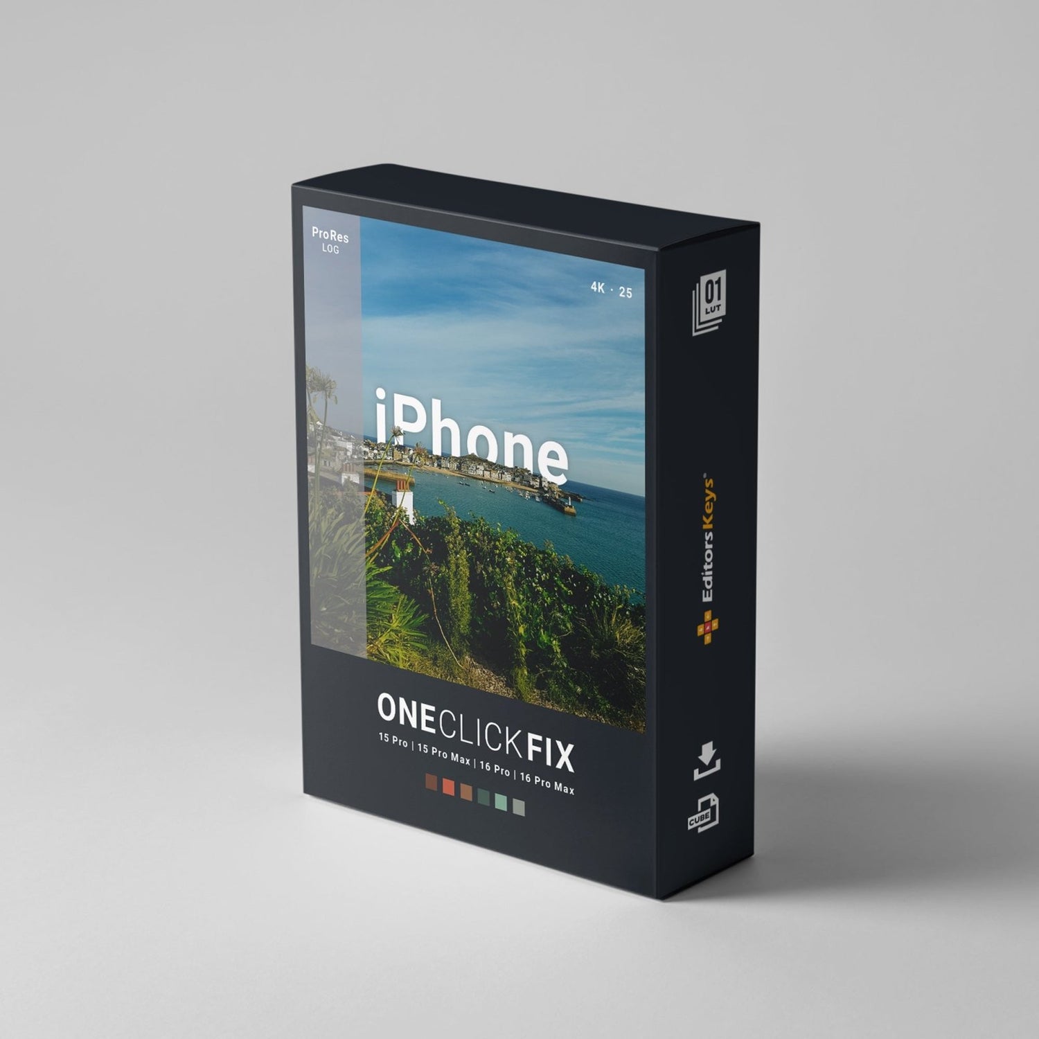 Cinematic LUT Pack for iPhone Pro (15 & 16 Pro) | Editors Keys