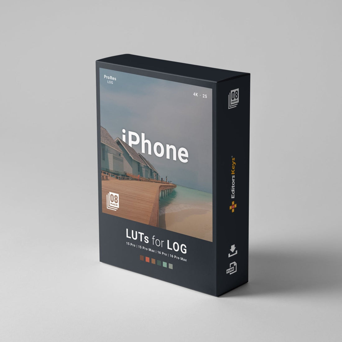 Cinematic LUT Pack for iPhone Pro (15 & 16 Pro) | Editors Keys