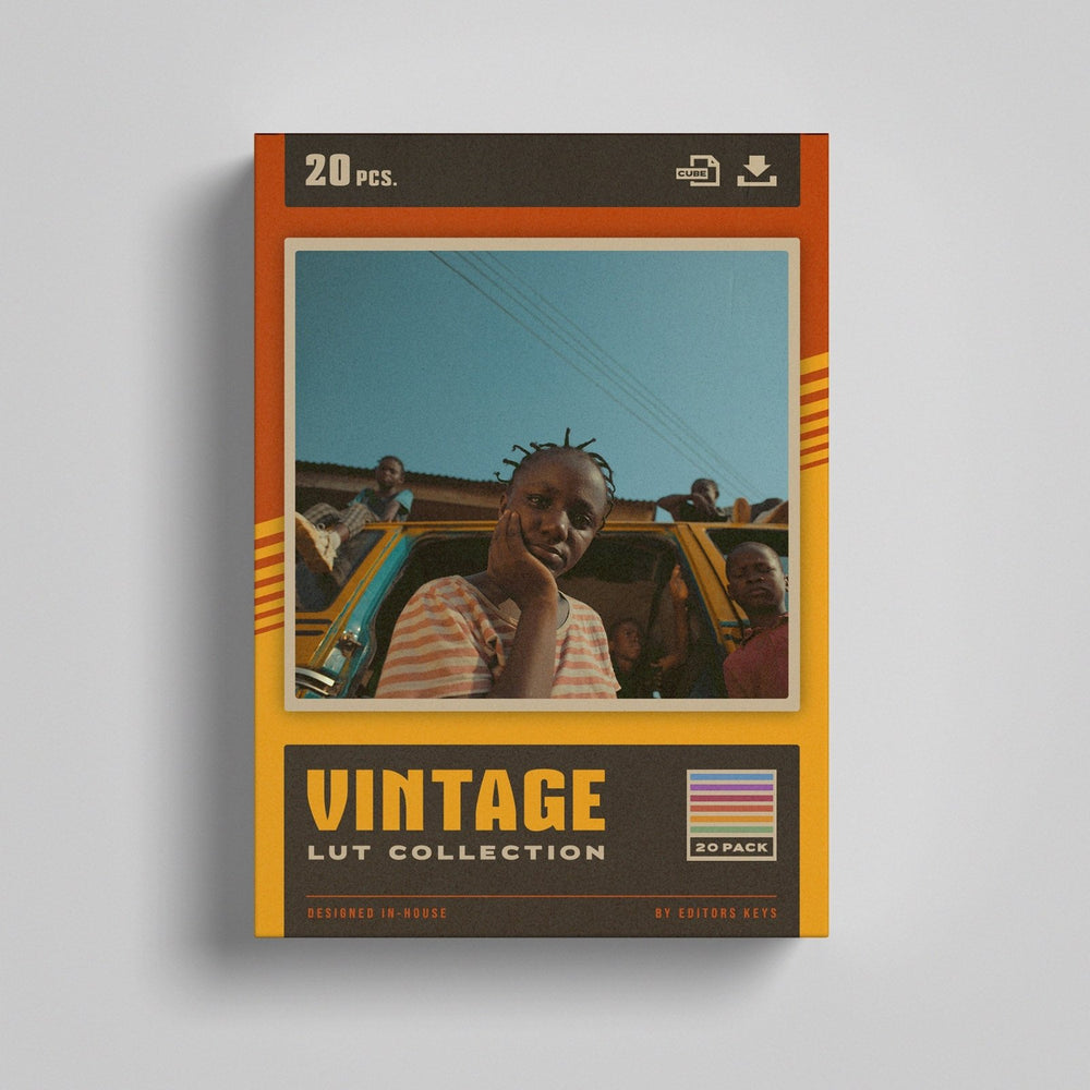 20 Ultimate Vintage LUTs Bundle – Transform Your Videos