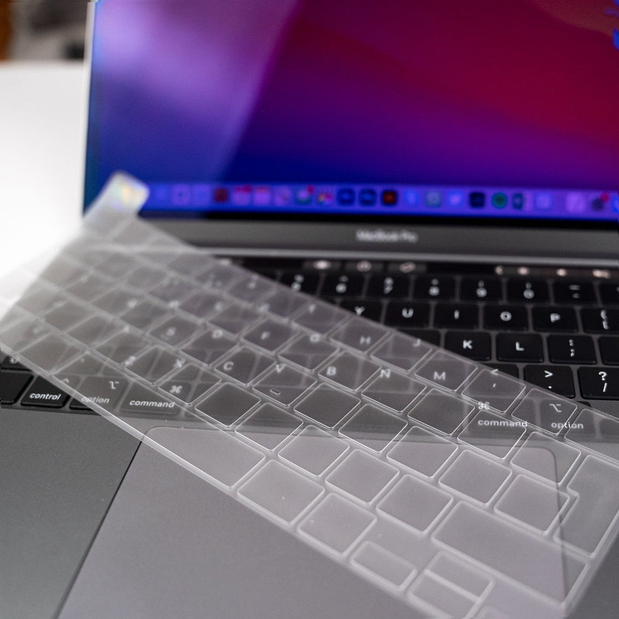 Clear Keyboard Cover for MacBook Pro 13", 16" | Editors Keys