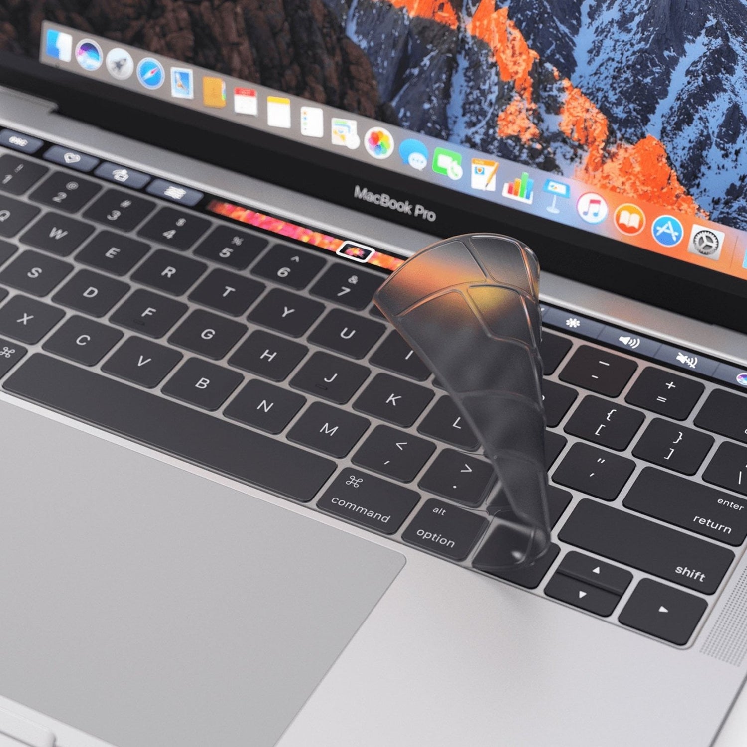 MacBook Pro Keyboard Cover - Silicone Protection Cover for Apple iMacs