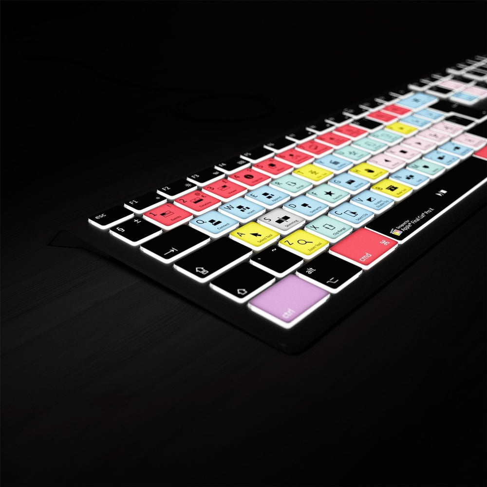 Final Cut Pro Keyboard - Backlit Shortcut Keyboard for Mac