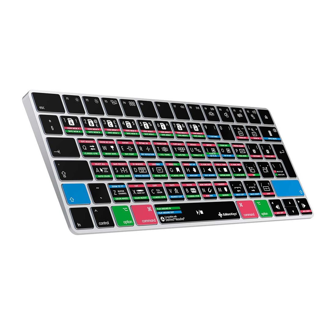 Genuine Apple Keyboard Redesigned for Davinci Resolve
