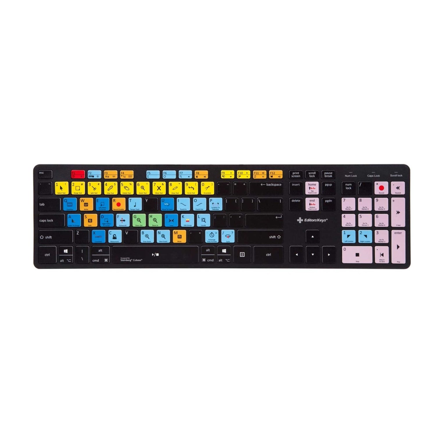 Cubase Keyboard - Slimline Wired/Wireless for Mac and PC