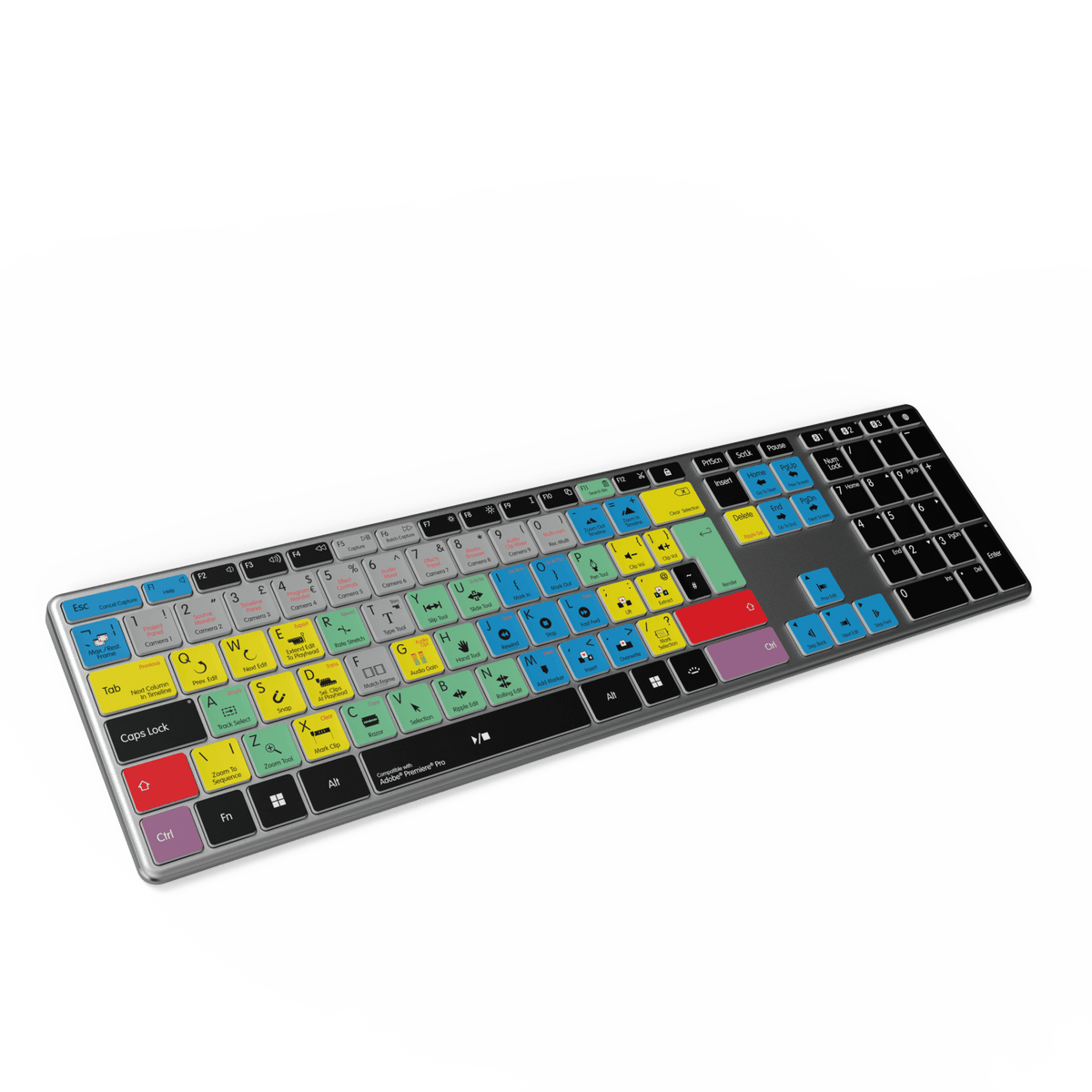 NEW Adobe Premiere Keyboard | Backlit & Wireless | Mac and PC