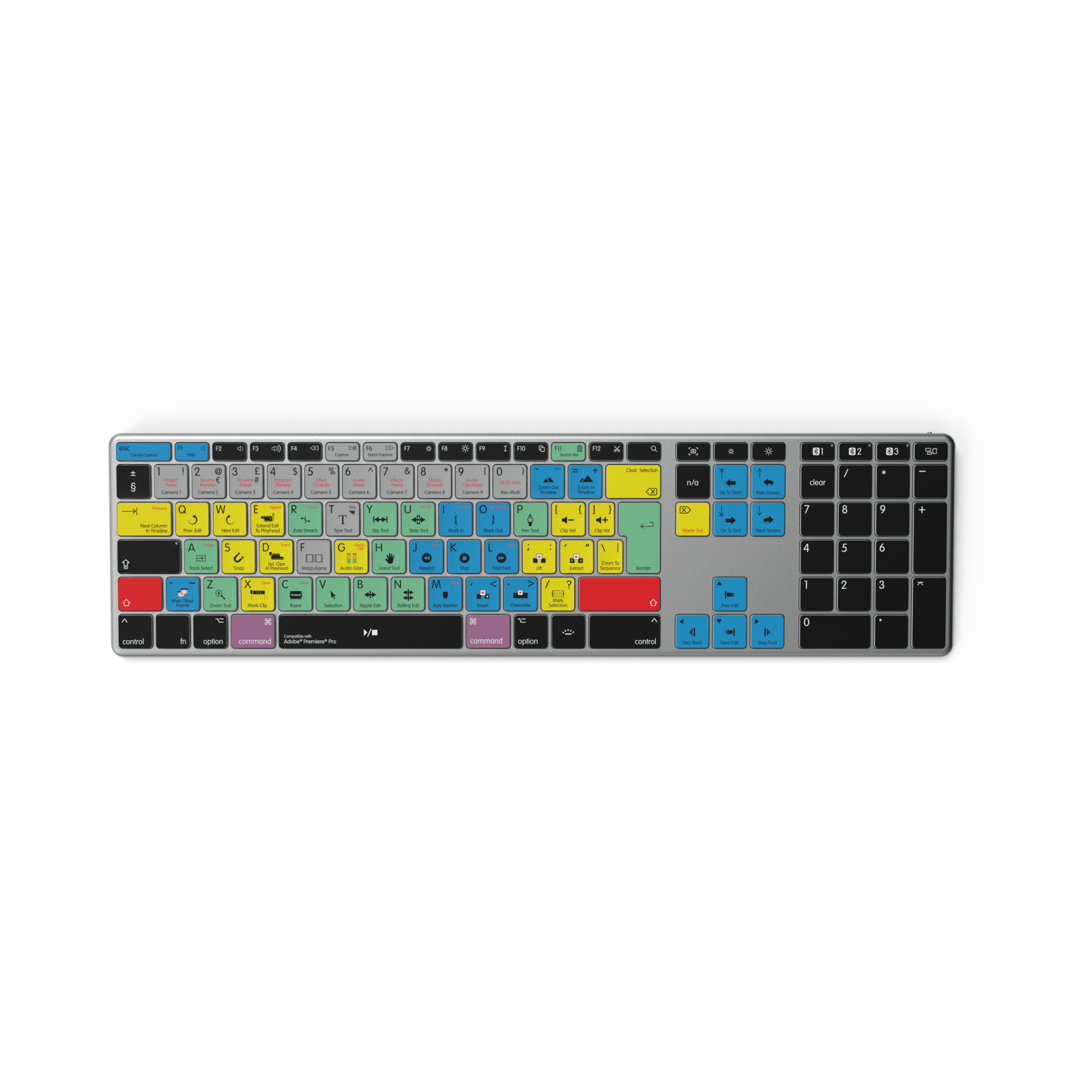 Adobe Premiere Keyboard & Premiere Keyboard Covers range for Mac or PC