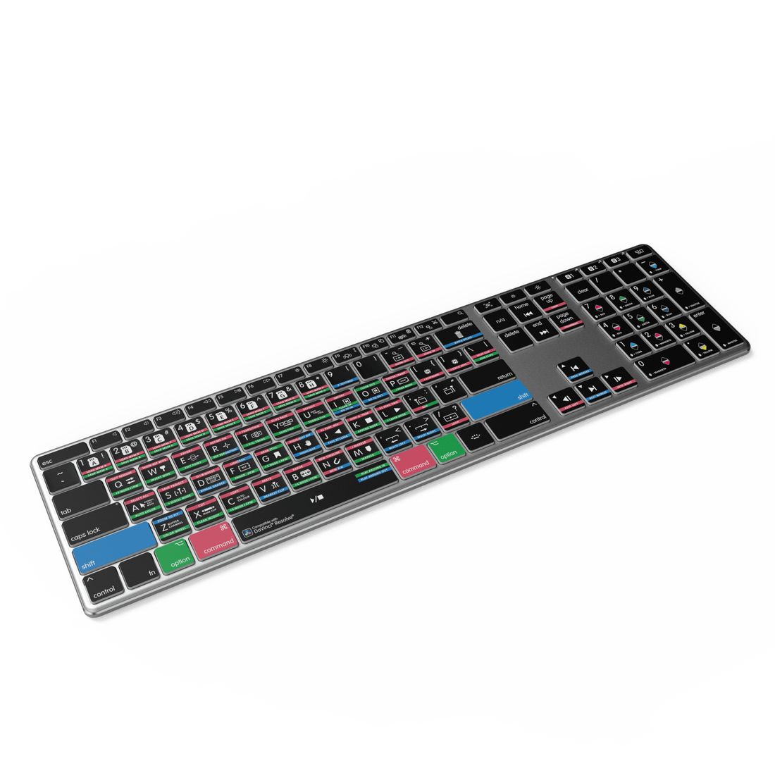 NEW Davinci Resolve Keyboard | Backlit & Wireless | Mac, PC and iPad