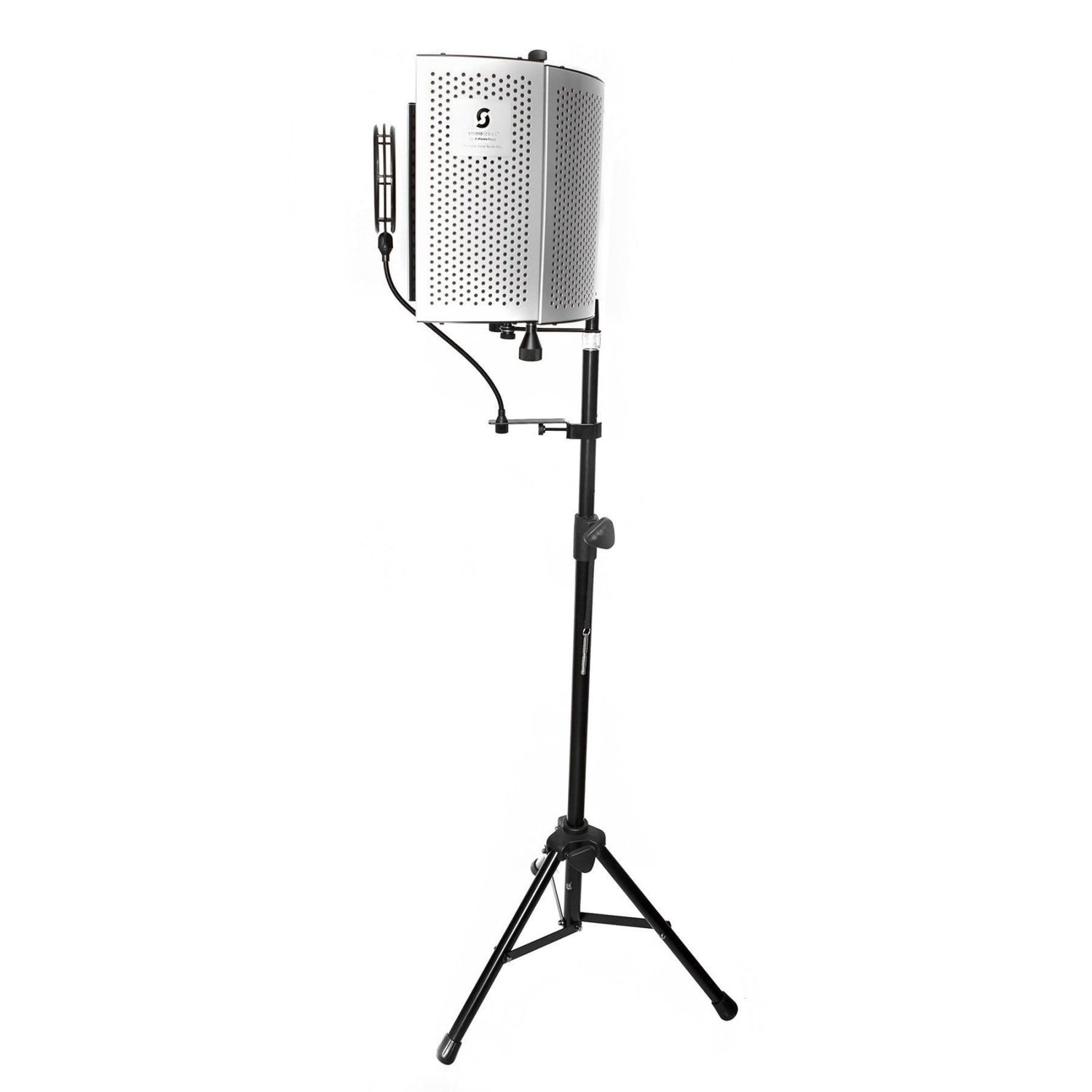 Studio-Quality Portable Vocal Booth Pro | Floor & Desk Stands Included
