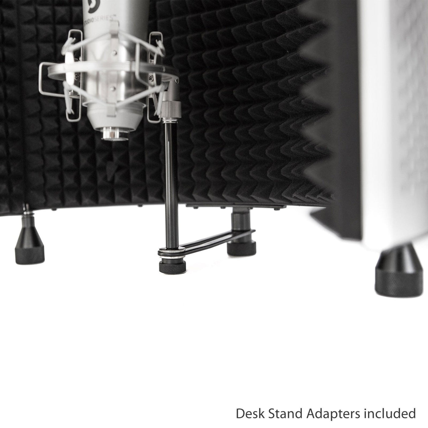 Studio-Quality Portable Vocal Booth Pro | Floor & Desk Stands Included