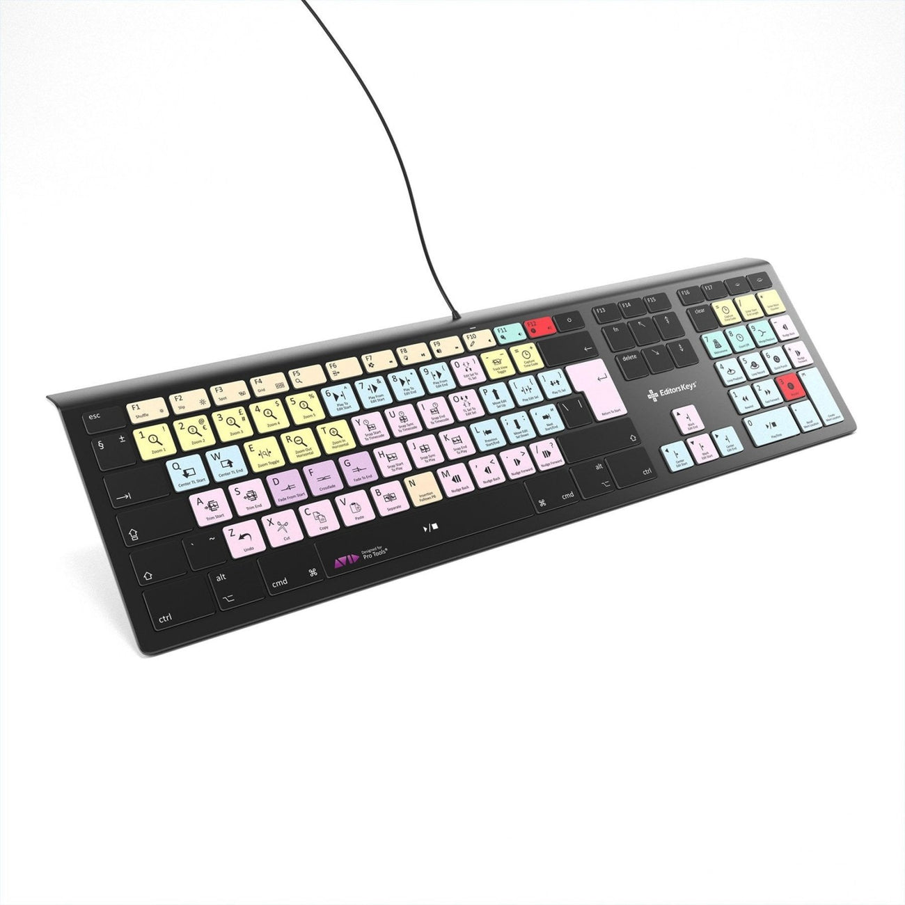 Backlit Avid Pro Tools Keyboard - For Mac or PC