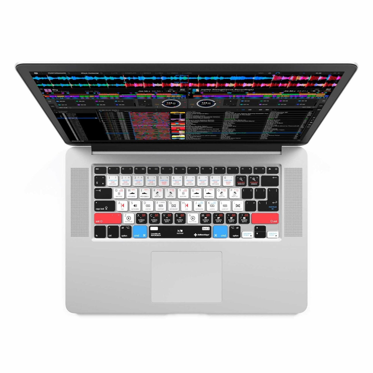 Rekordbox Keyboard Cover for MacBook Pro & Air | DJ Shortcut Cover