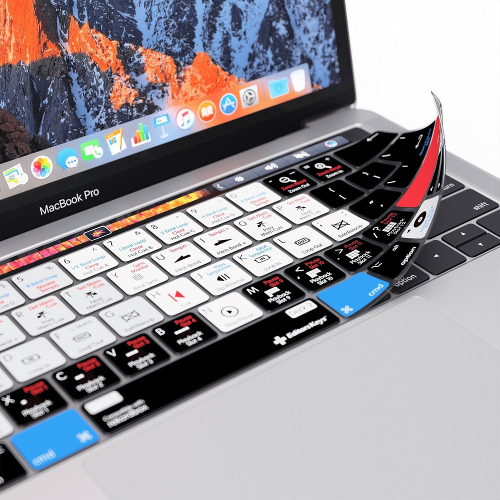 Rekordbox Keyboard Cover for MacBook Pro & Air | DJ Shortcut Cover