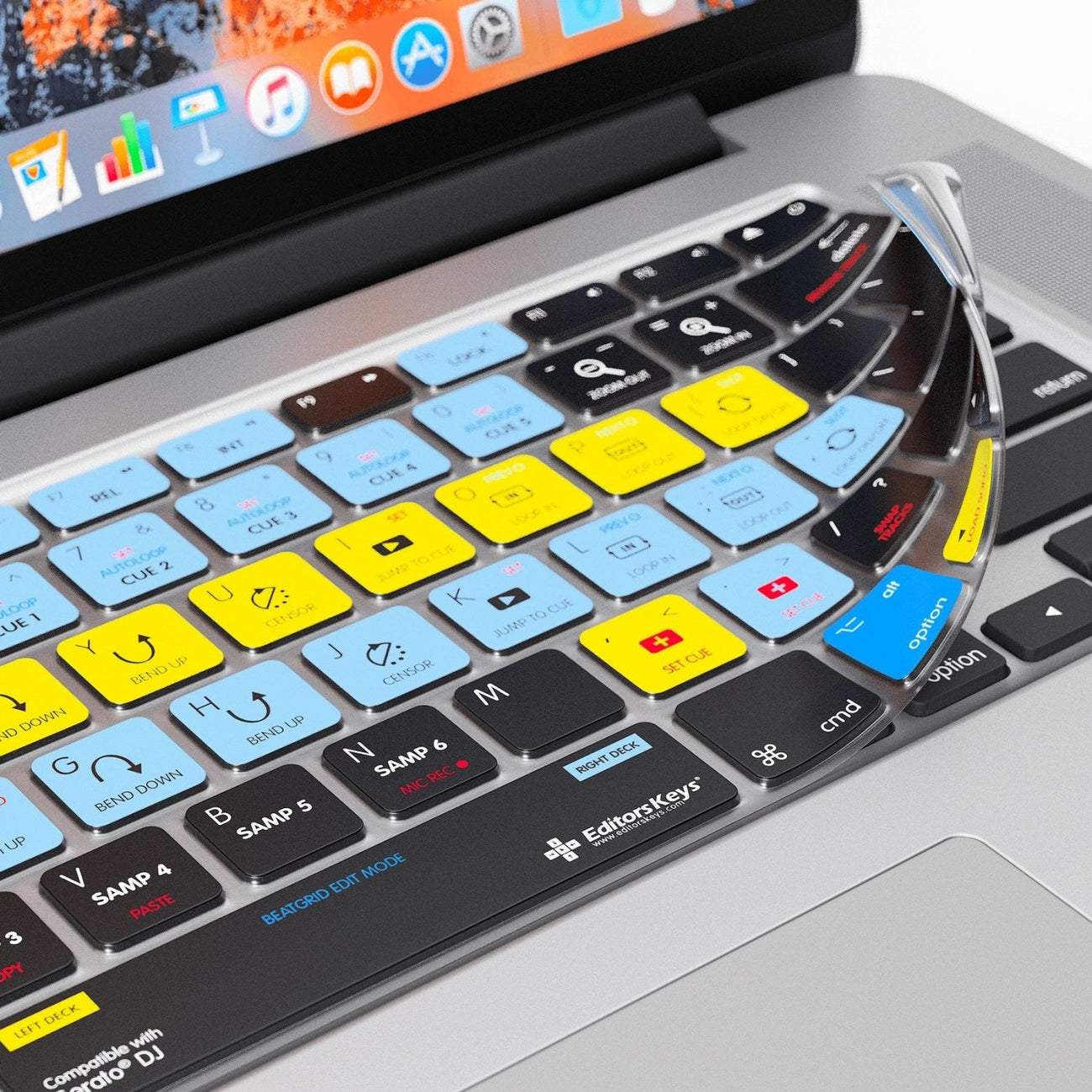 Serato DJ Keyboard Covers for MacBook Pro and MacBook Air